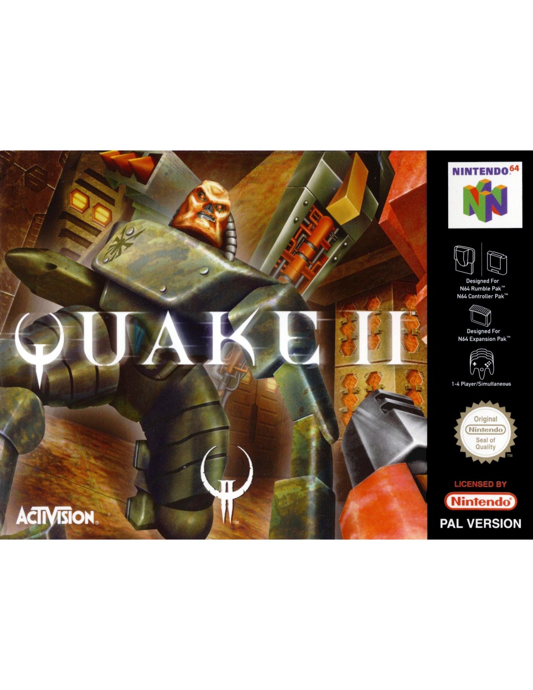 Quake II (Caja y Manual Deteriorado) - N64